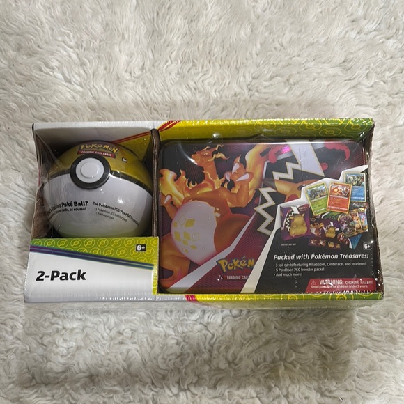 Pokemon | Toys | Pokemon Trading Cards 2pack Poke Ball And Tin | Poshmark